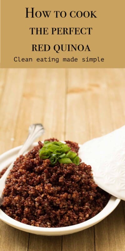 How to Cook Red Quinoa perfectly! - Lifestyle of a Foodie