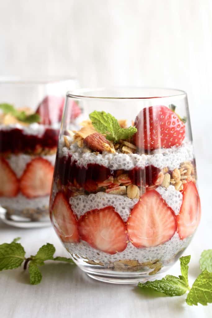 Berry Chia Seed parfait - Lifestyle of a Foodie