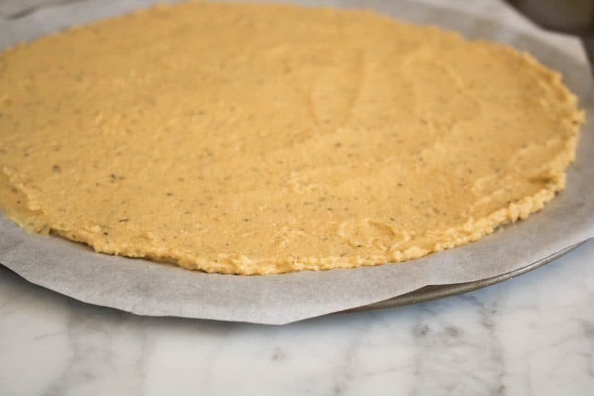 Easy Gluten-free Chickpea Pizza Crust - Lifestyle of a Foodie