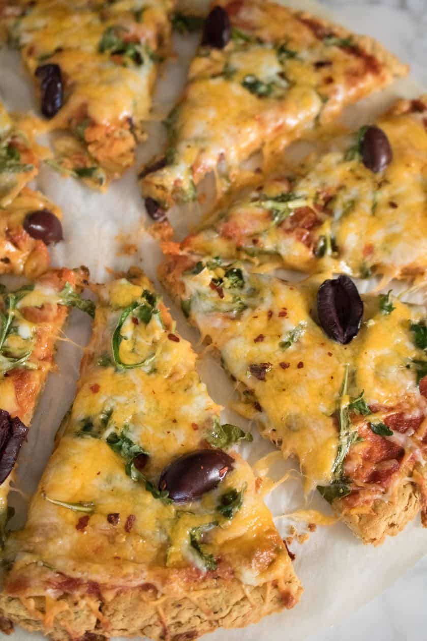 Easy Gluten-free Chickpea Pizza Crust - Lifestyle of a Foodie