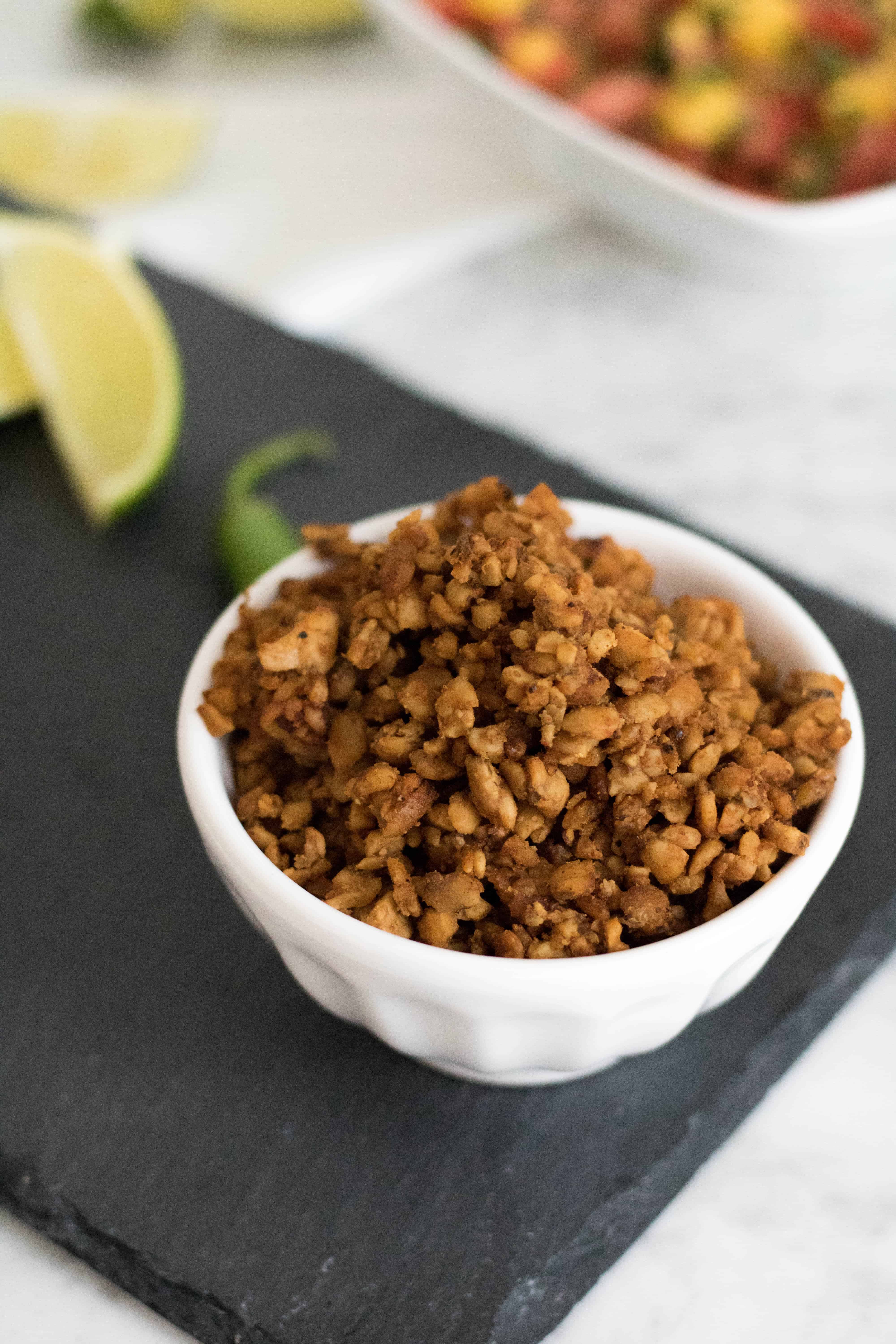 How To Make The Easiest Vegan Tempeh Taco Meat - Lifestyle of a Foodie