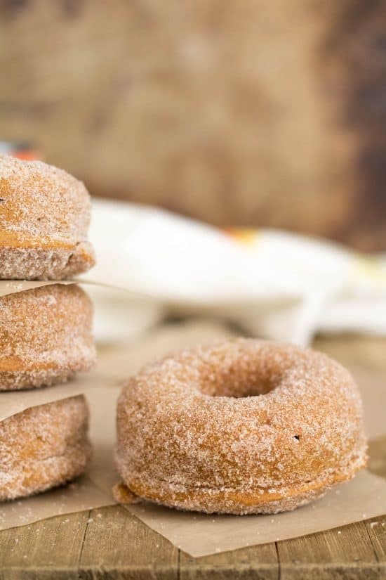 The Easiest Small Batch Pumpkin Donuts (YIELD 4) - Lifestyle of a Foodie