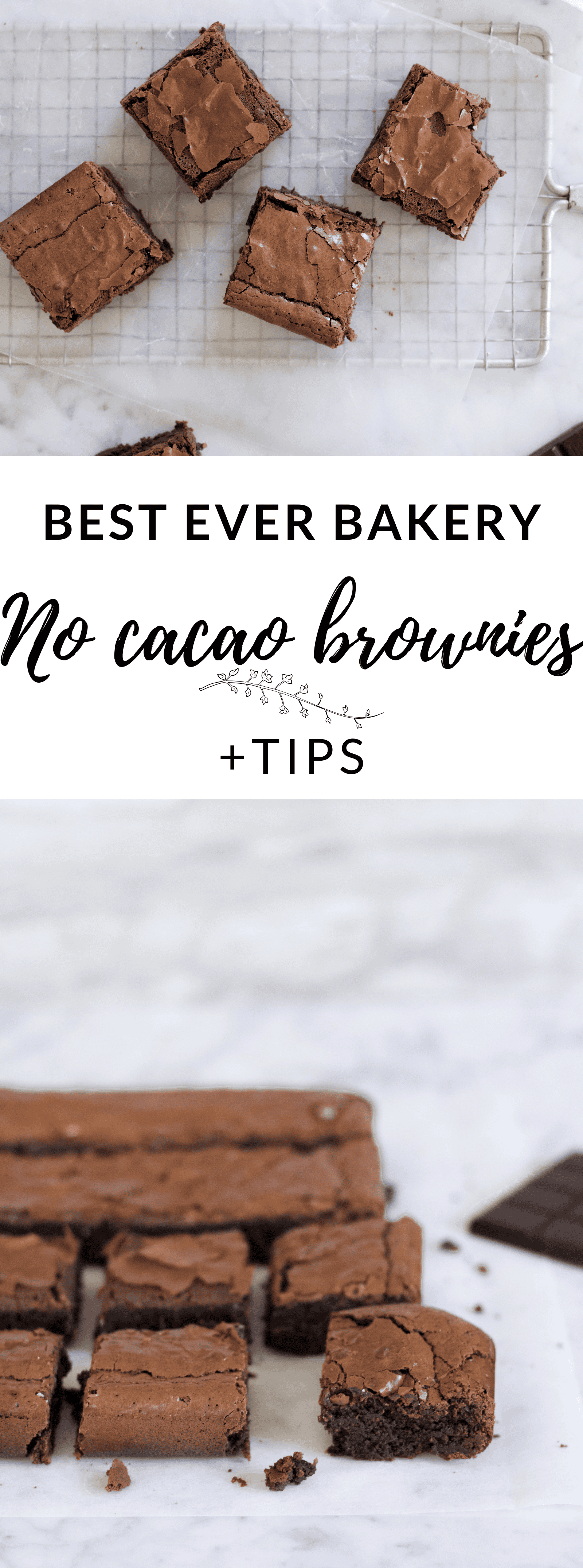 Bakery Style Brownies With no Cocoa Powder+VIDEO+TIPS - Lifestyle of a ...