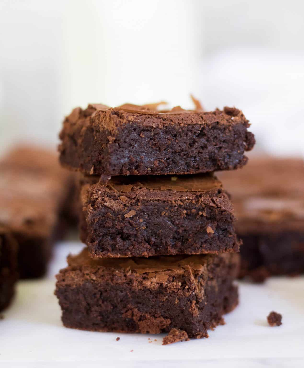 Easy chewy Brownies With Cocoa Powder - Lifestyle of a Foodie