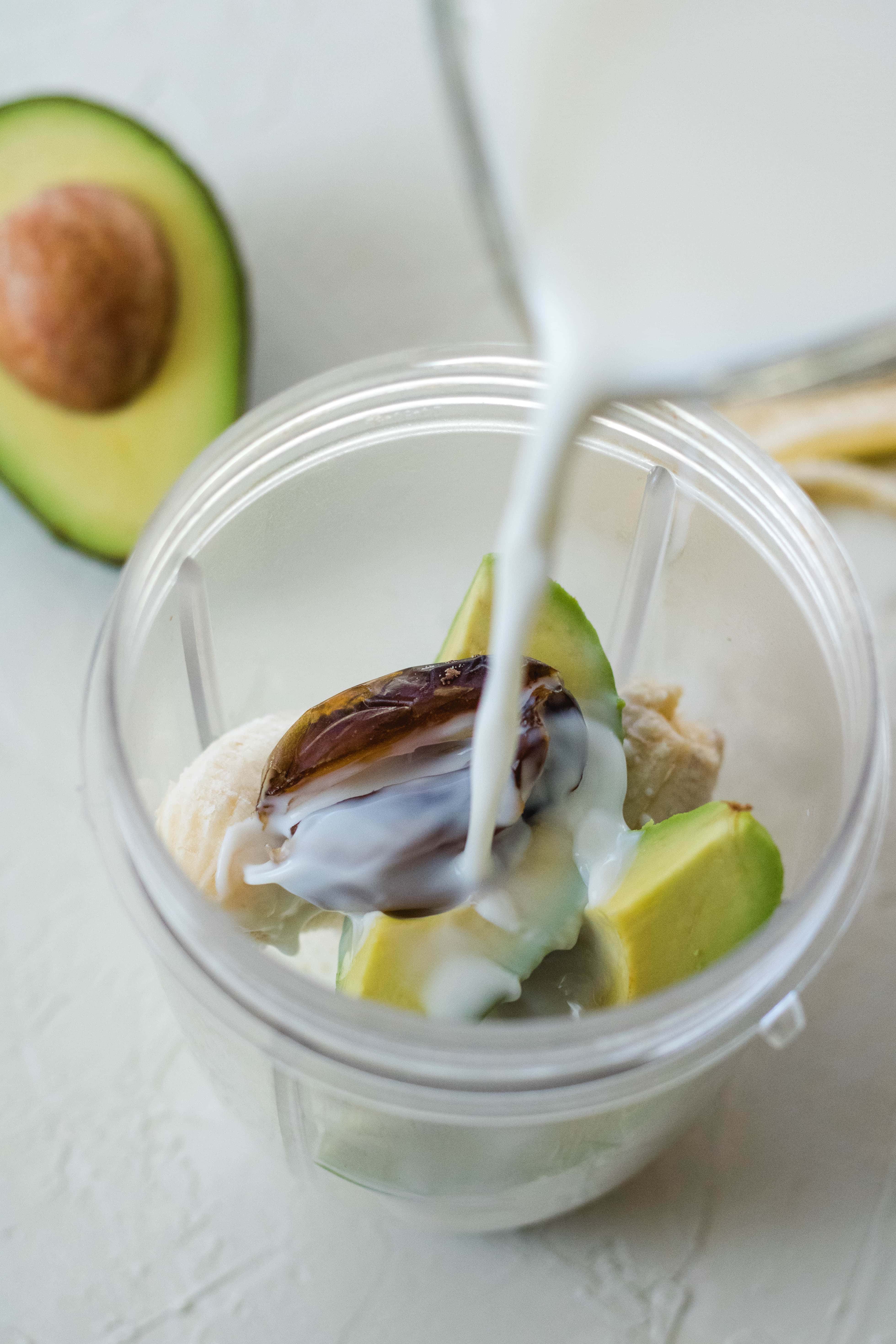 Velvety Smooth Avocado Smoothie with Banana - Lifestyle of a Foodie
