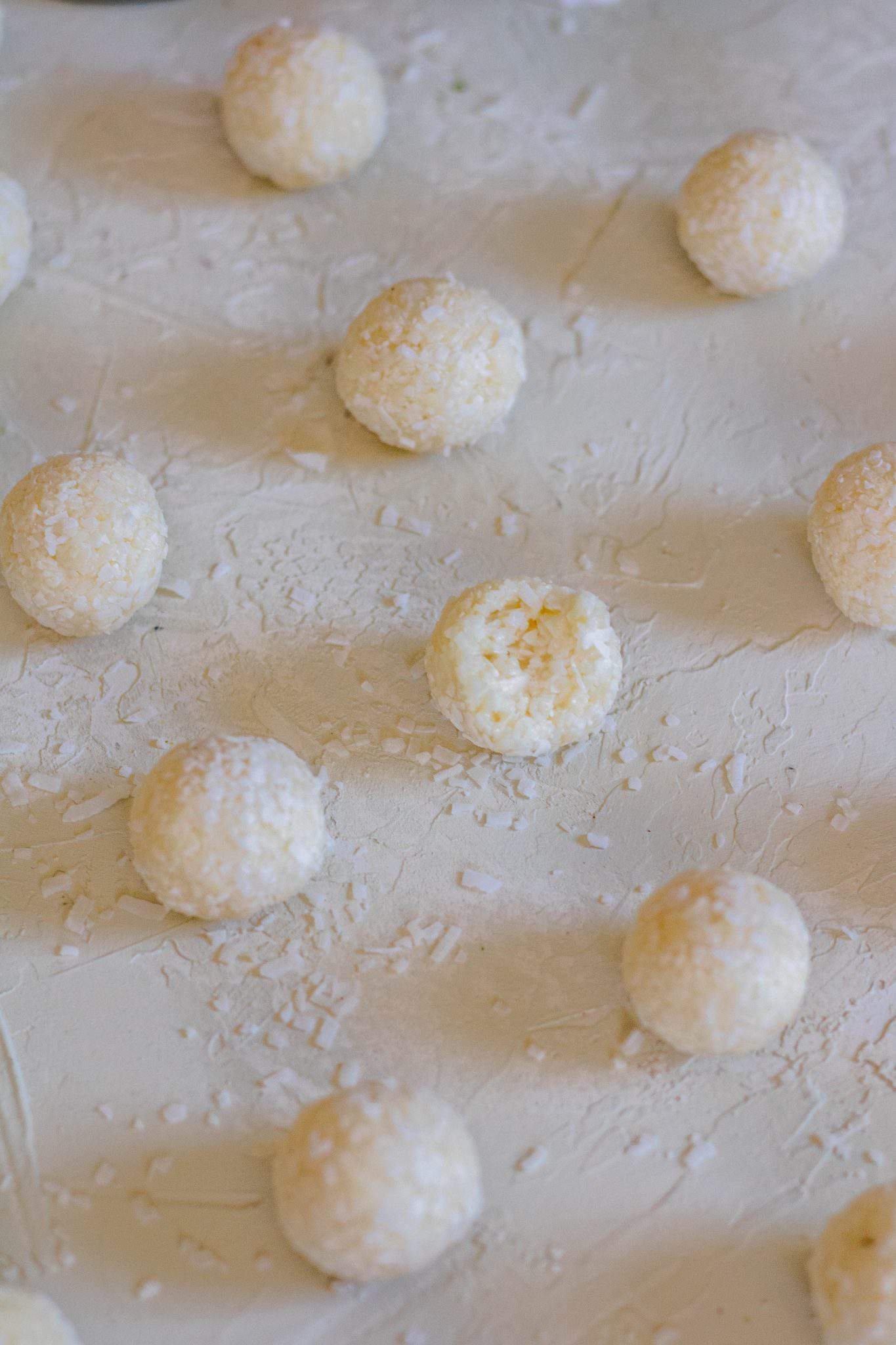 2-Ingredient No bake Coconut Balls - Lifestyle of a Foodie