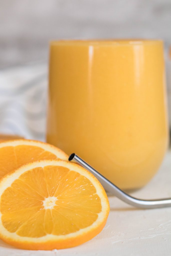 Immune boosting orange mango smoothie - Lifestyle of a Foodie