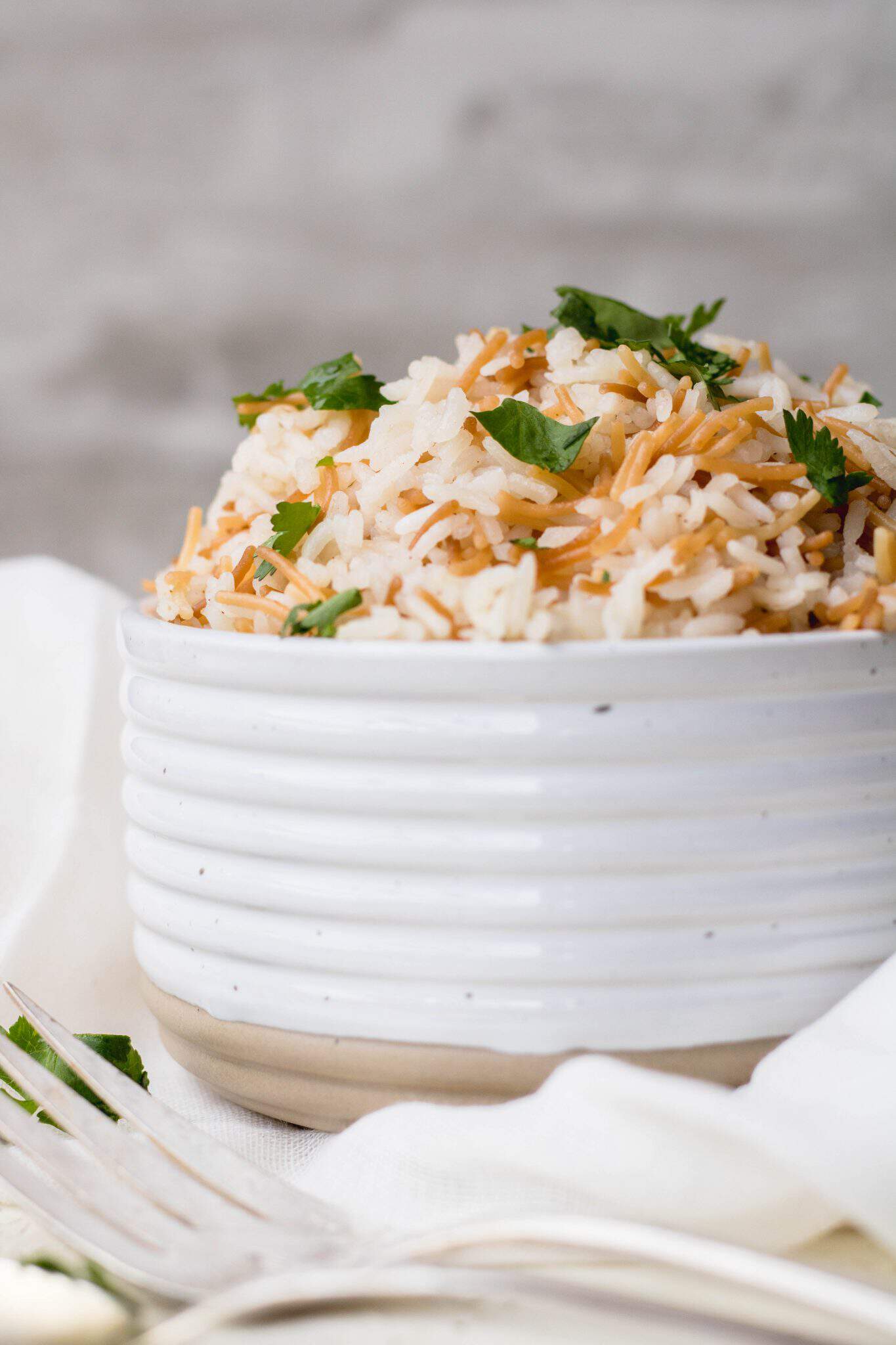 Lebanese rice pilaf with vermicelli and cinnamon - Lifestyle of a Foodie