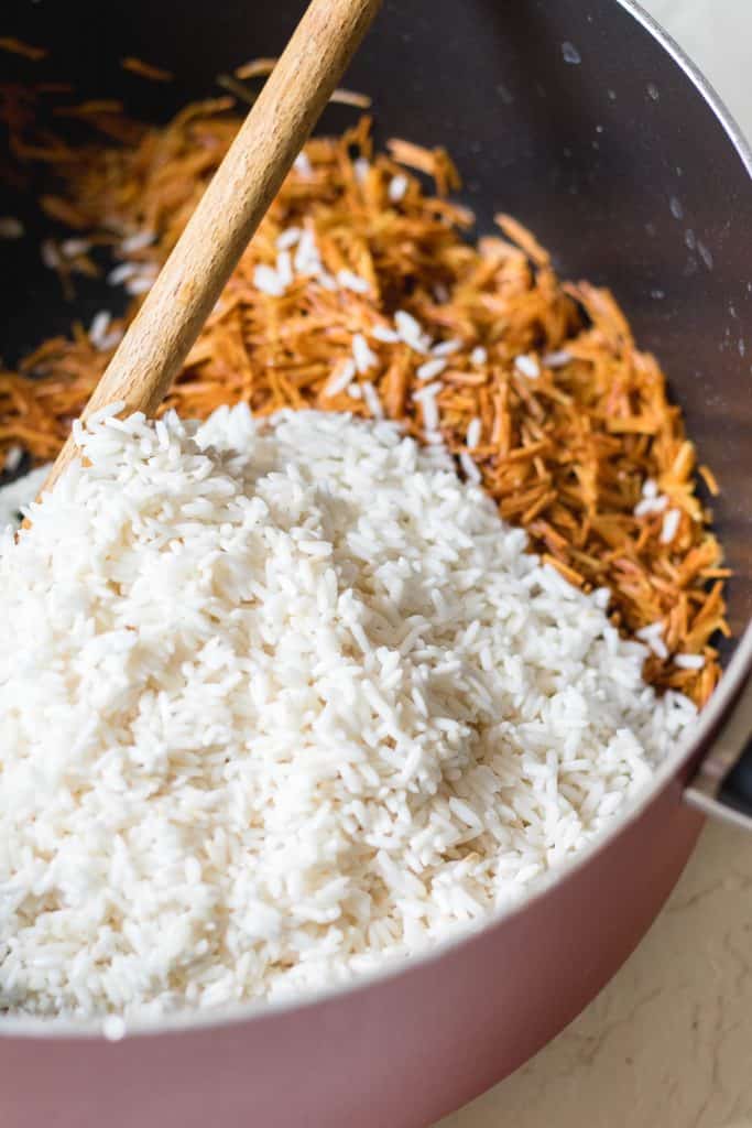 Lebanese rice pilaf with vermicelli and cinnamon - Lifestyle of a Foodie