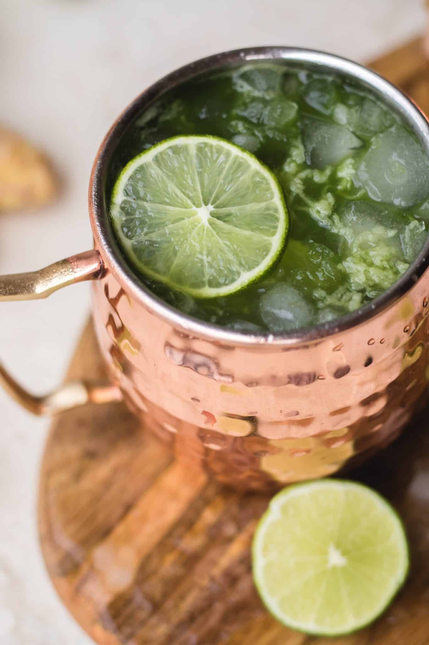 Virgin Matcha Moscow Mule - Lifestyle of a Foodie