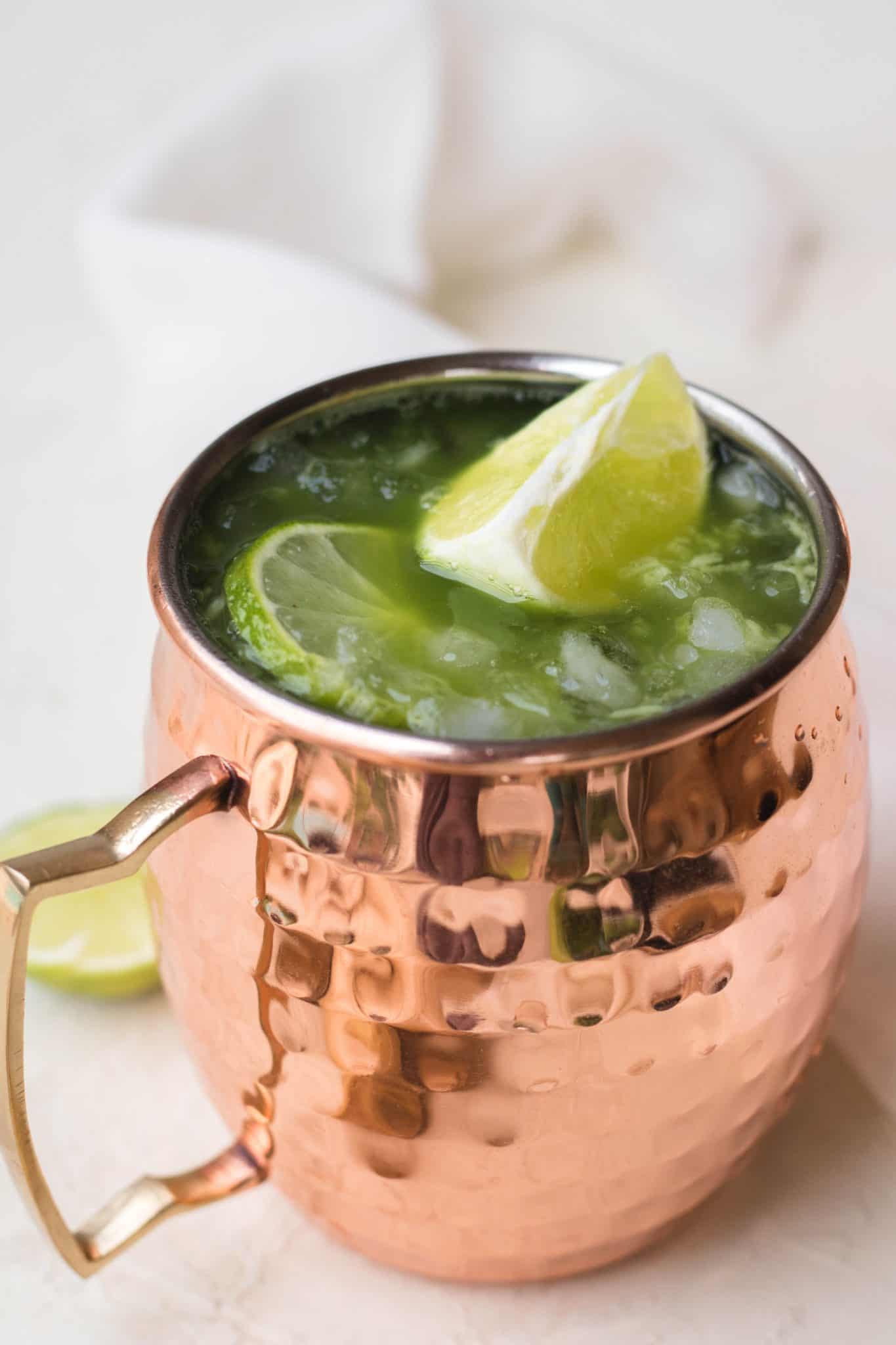 Virgin Matcha Moscow Mule - Lifestyle of a Foodie