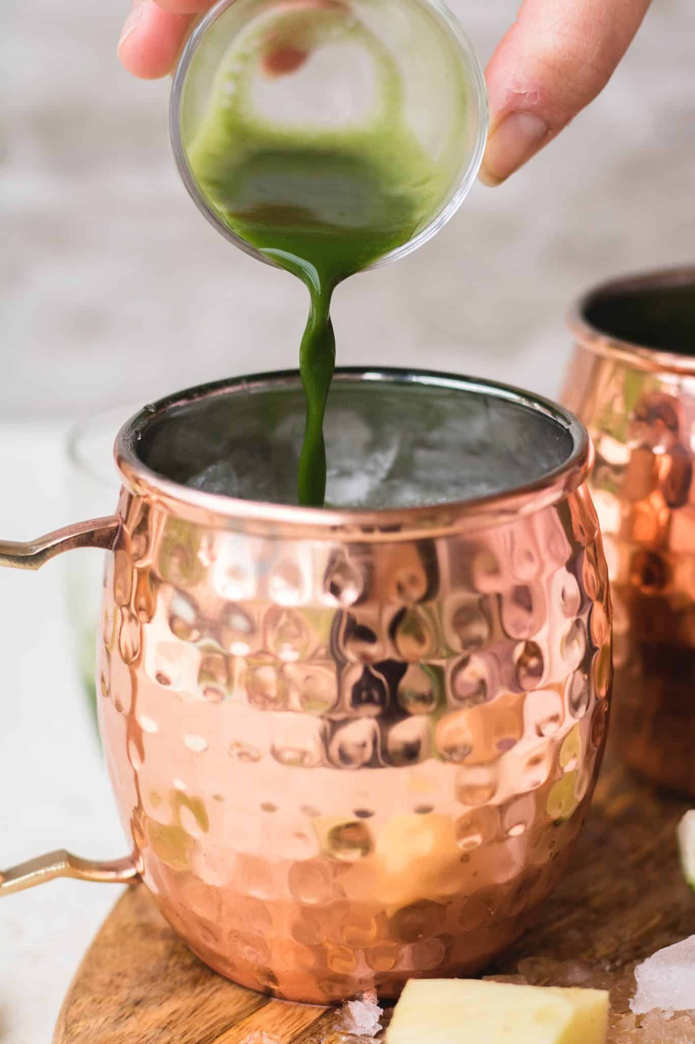 Virgin Matcha Moscow Mule - Lifestyle of a Foodie