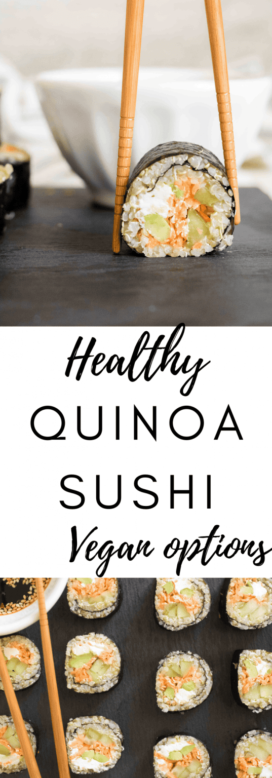 Veggie quinoa sushi | how to - Lifestyle of a Foodie
