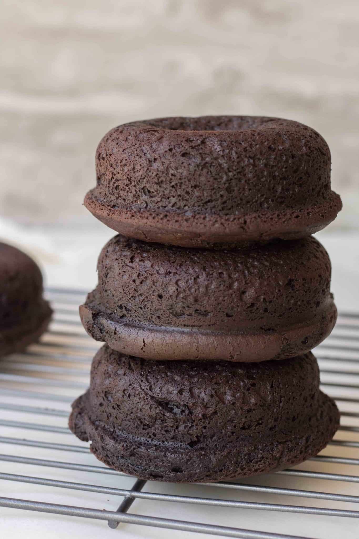 Small Batch baked Chocolate Donuts - Lifestyle of a Foodie