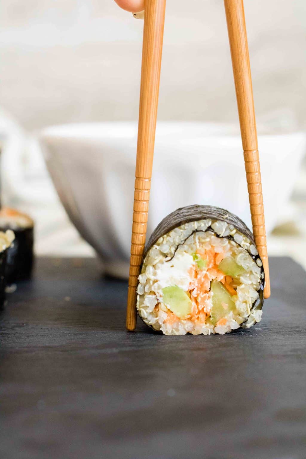 Veggie quinoa sushi | how to - Lifestyle of a Foodie