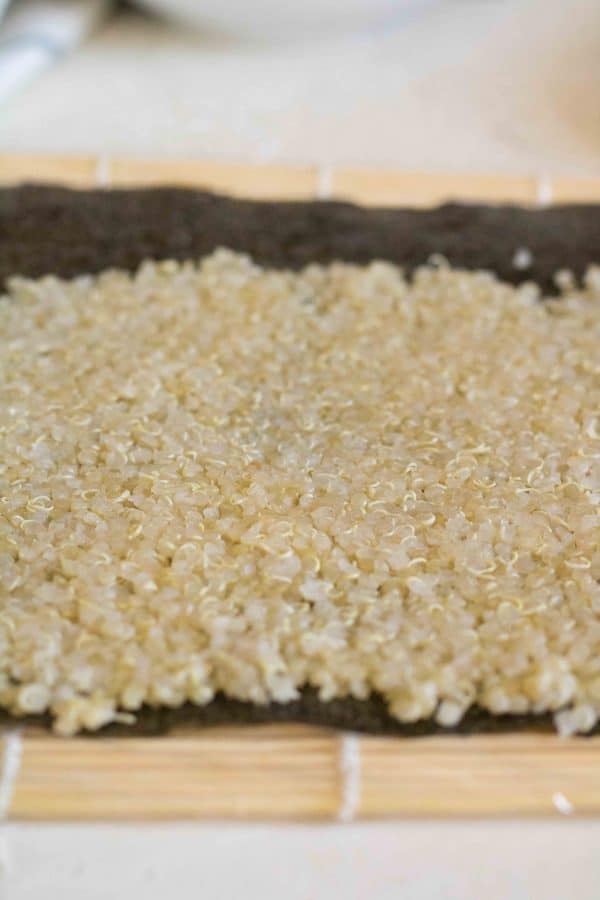 Veggie quinoa sushi | how to - Lifestyle of a Foodie