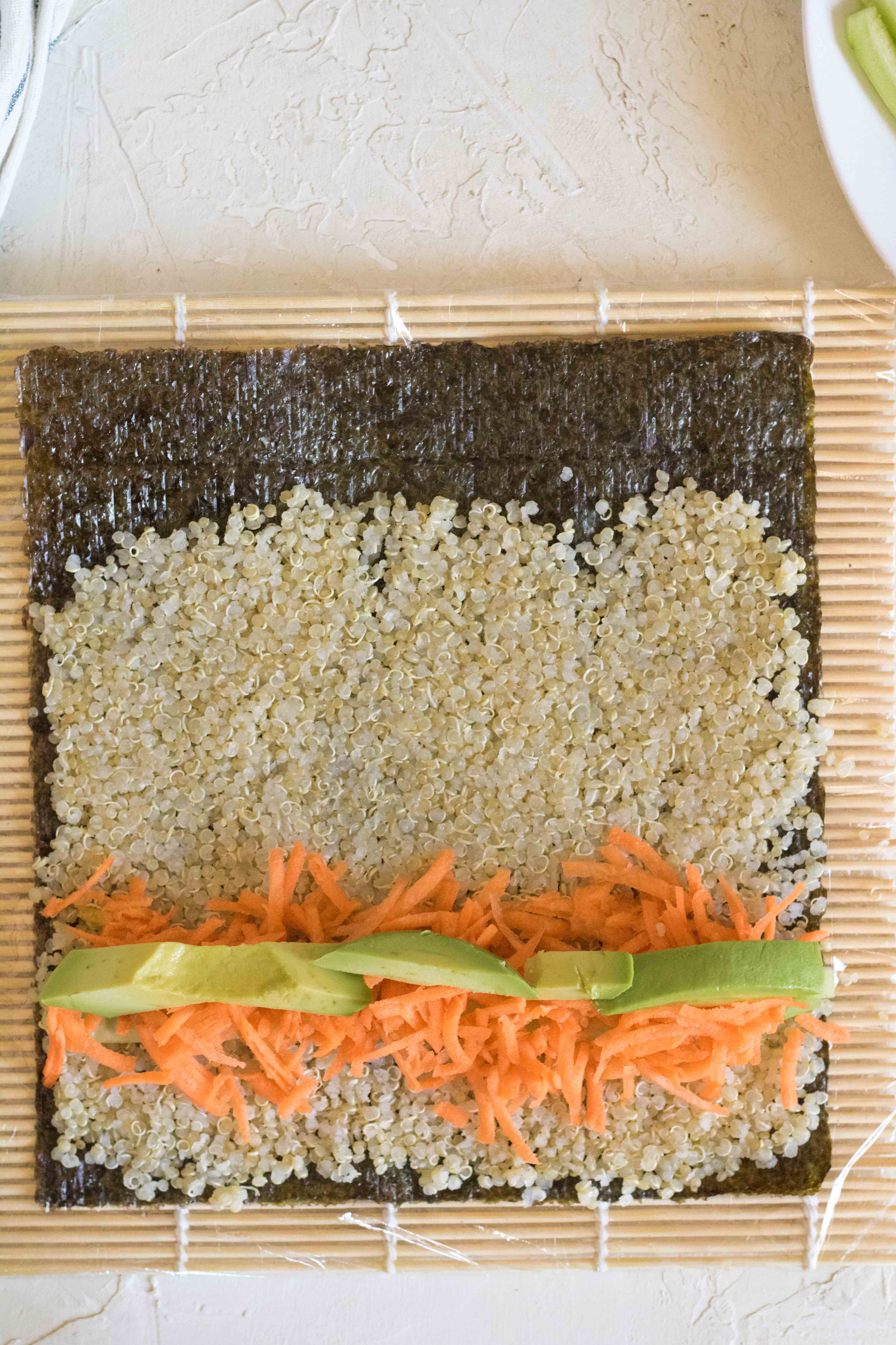 Veggie quinoa sushi | how to - Lifestyle of a Foodie