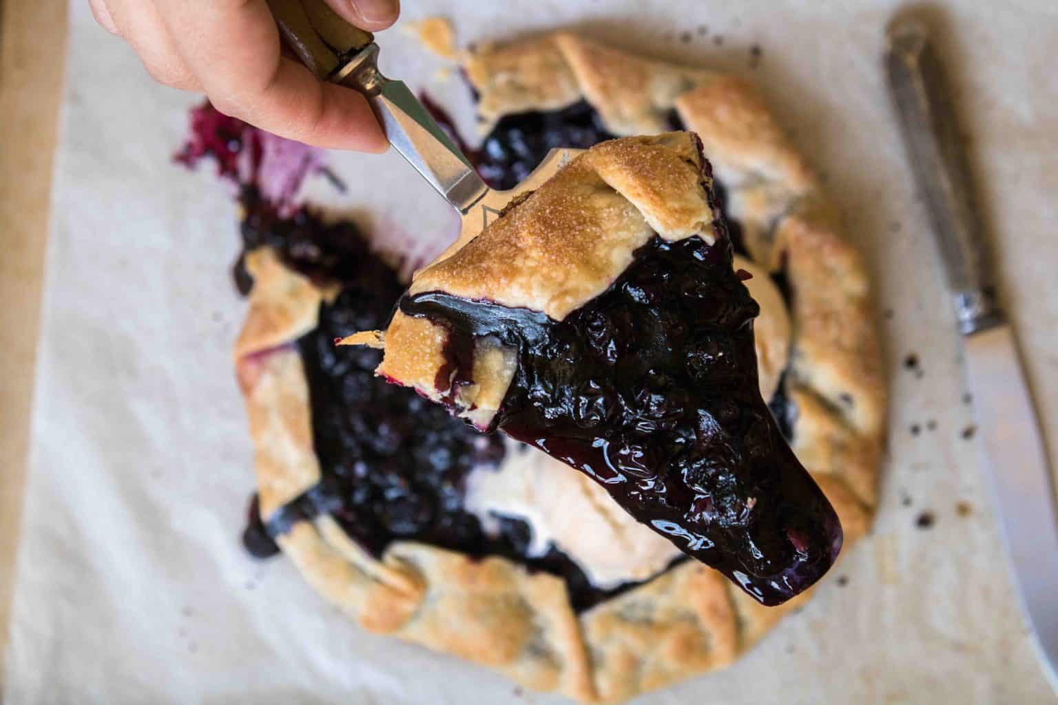 The Easiest Blueberry Galette - Lifestyle of a Foodie