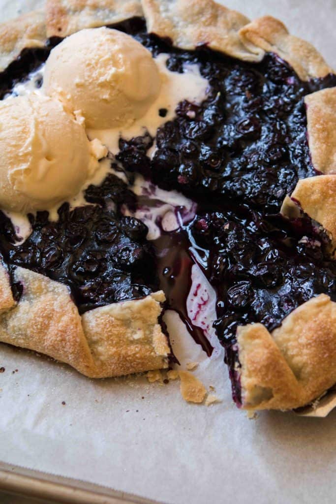 The Easiest Blueberry Galette - Lifestyle of a Foodie