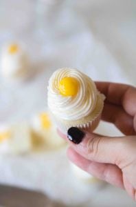 Mini Lemon Cupcakes with Italian Buttercream and Lemon Curd - Lifestyle ...