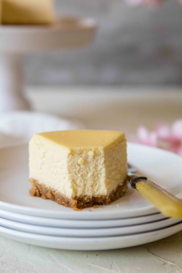 Easy 4-inch mini cheesecake recipe for one/two - Lifestyle of a Foodie