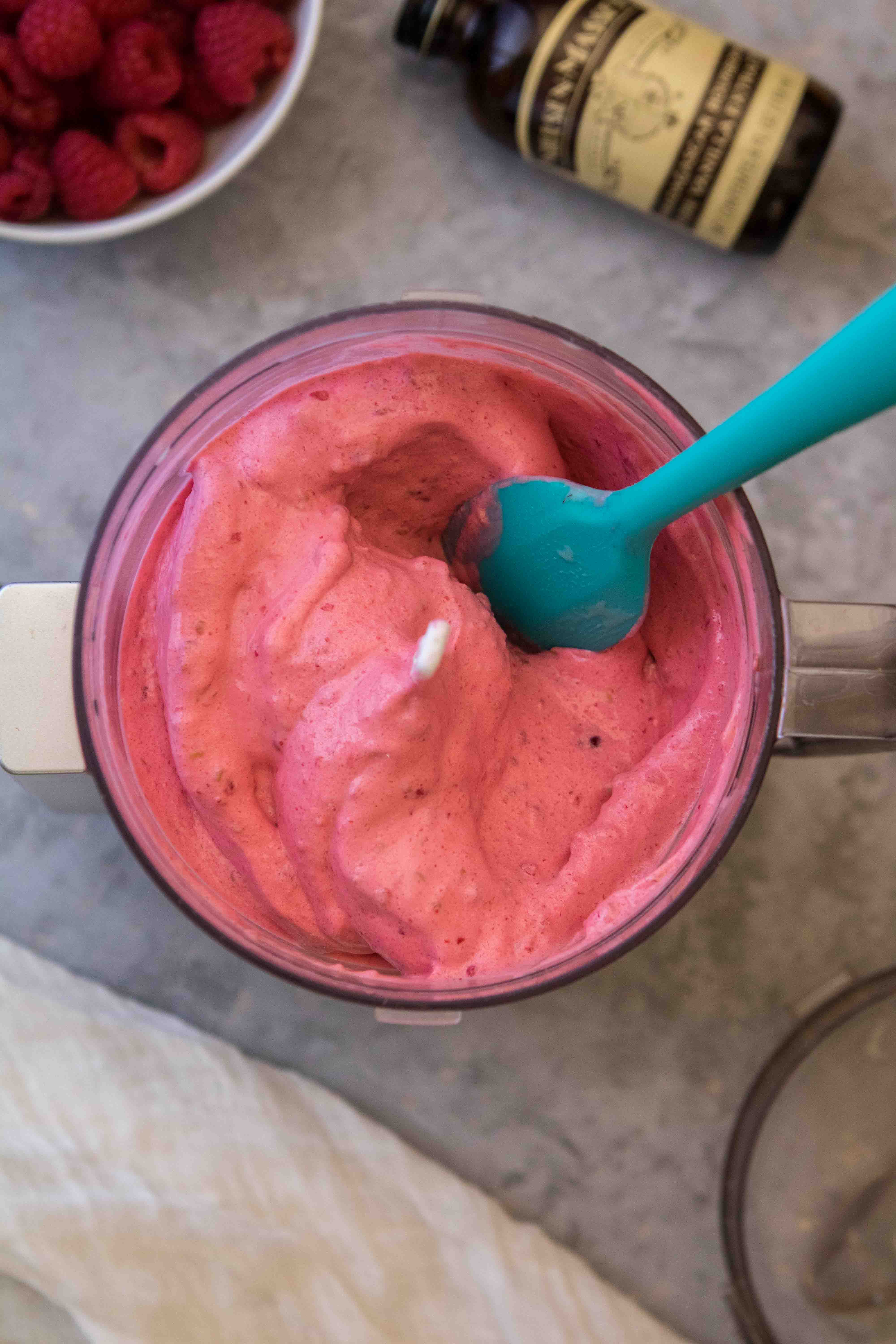 The Easiest 2-ingredient Raspberry Sorbet - Lifestyle of a Foodie