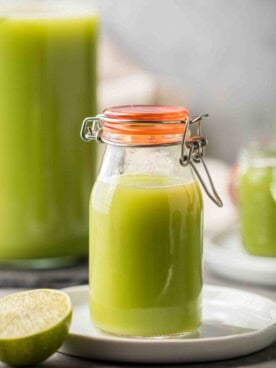 20 Cents healthy Green Shots at home! (no juicer) - Lifestyle of a Foodie