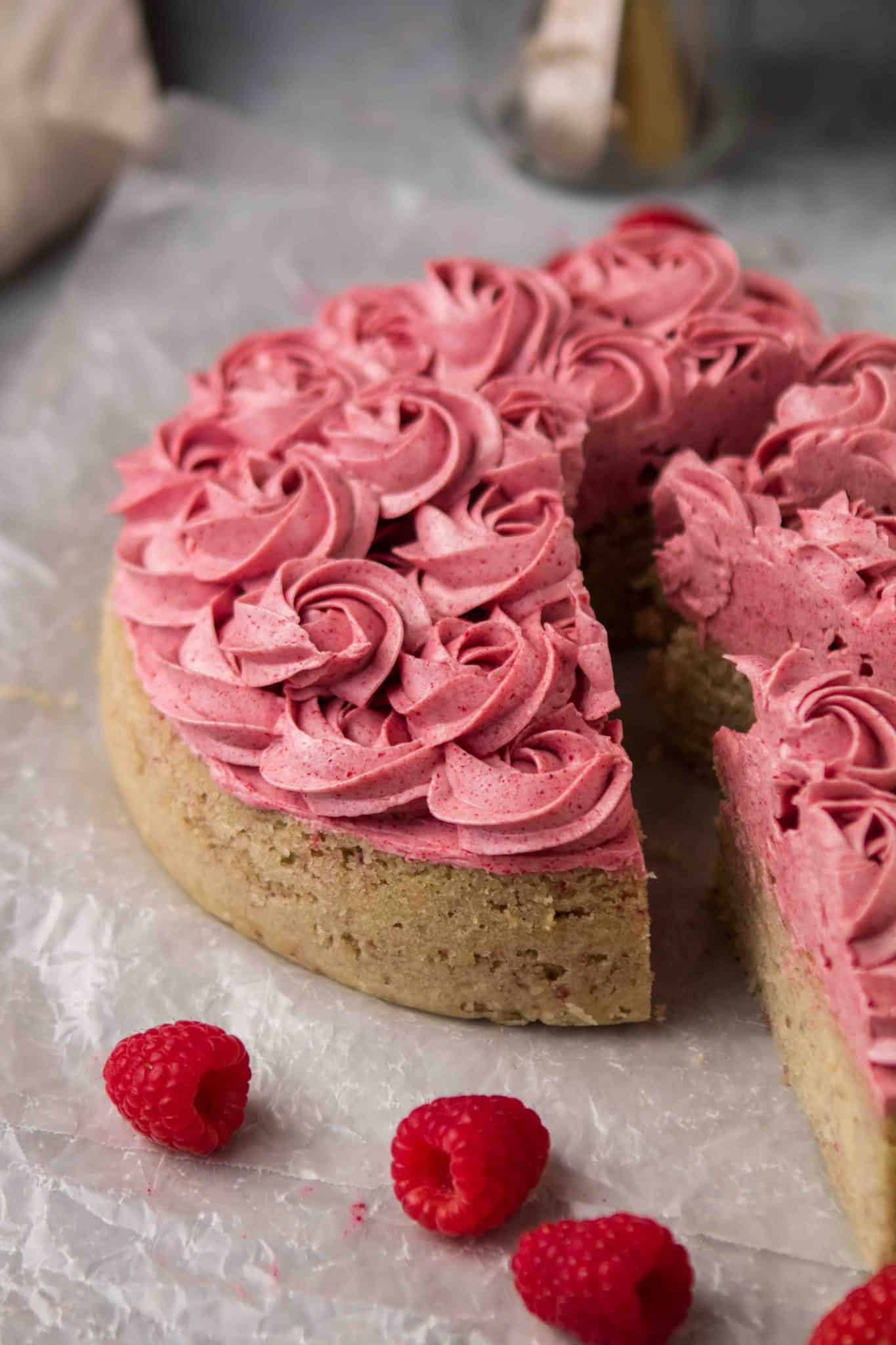 Easy Raspberry Cake With Raspberry Buttercream - Lifestyle of a Foodie