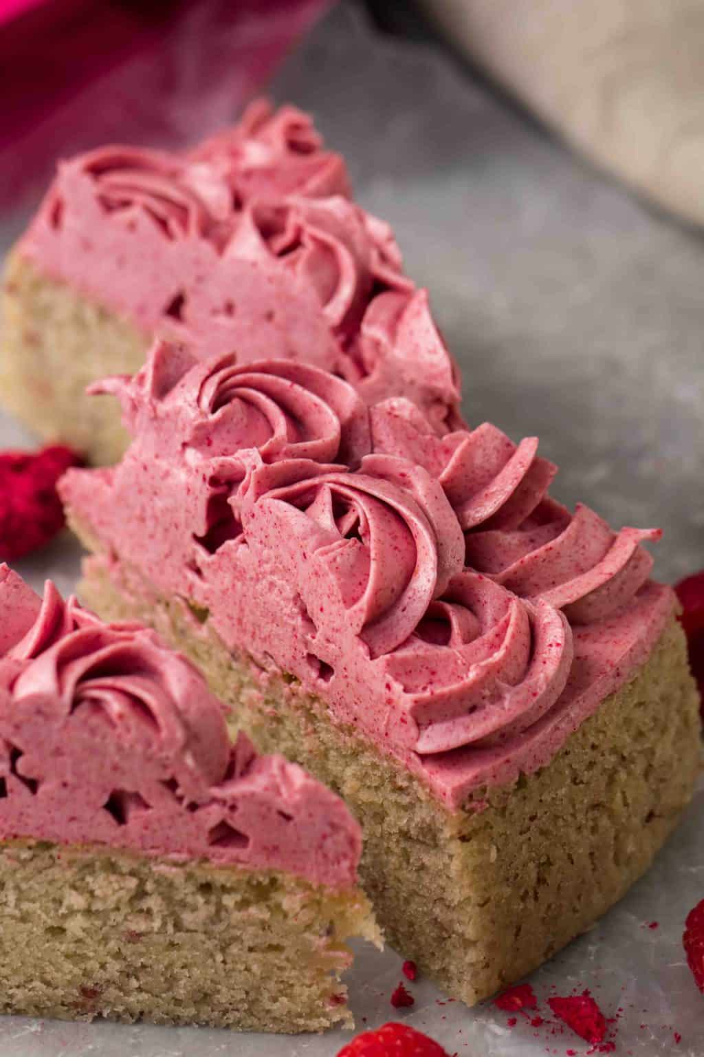 Easy Raspberry Cake With Raspberry Buttercream - Lifestyle of a Foodie
