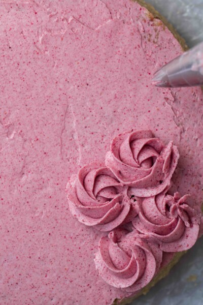 Easy Raspberry Cake With Raspberry Buttercream - Lifestyle of a Foodie