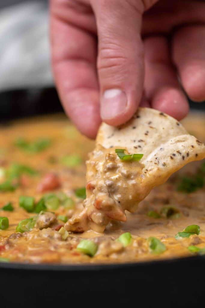 Cheese Rotel Dip Recipe but Better! - Lifestyle of a Foodie