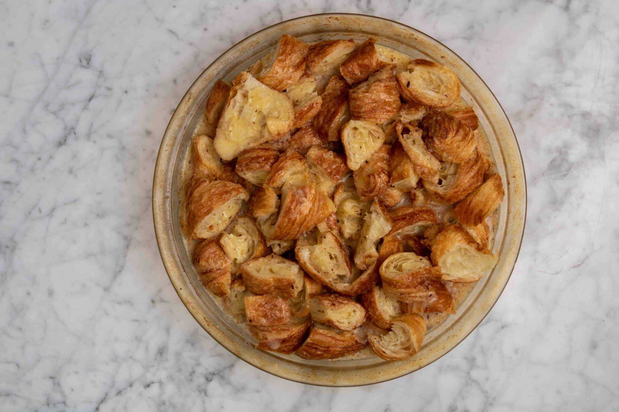 The Best Croissant french toast bake EVER! - Lifestyle of a Foodie