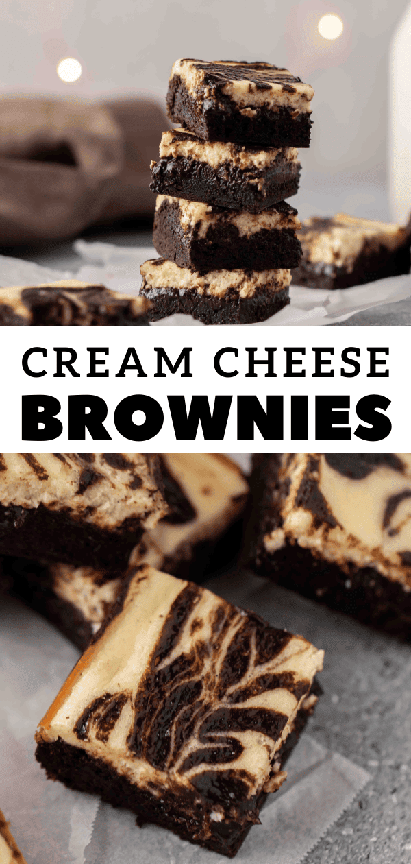 Easy Fudgy Cream Cheese Brownies - Lifestyle of a Foodie