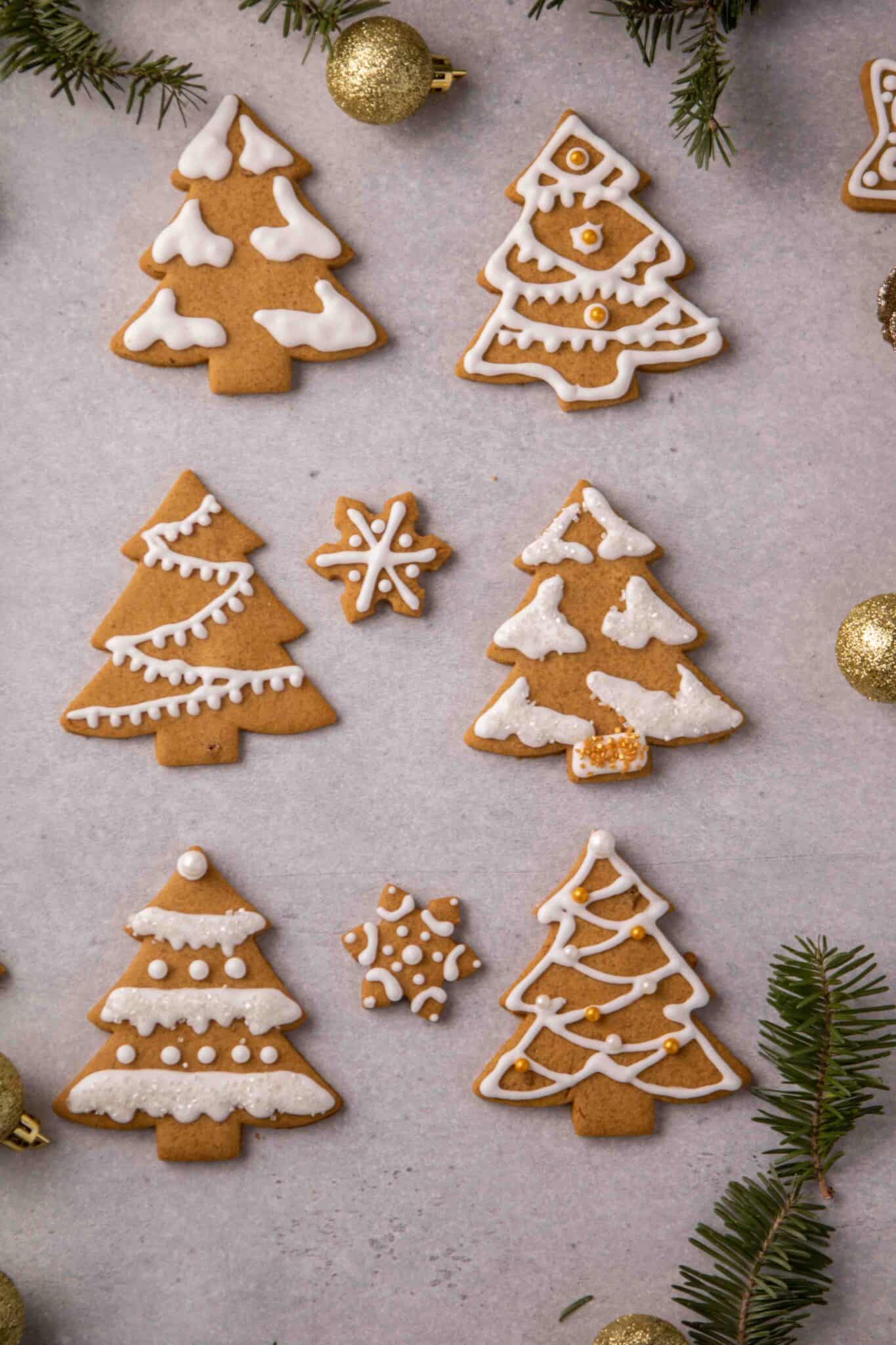 Easy Gingerbread cookies (no spread) - Lifestyle of a Foodie