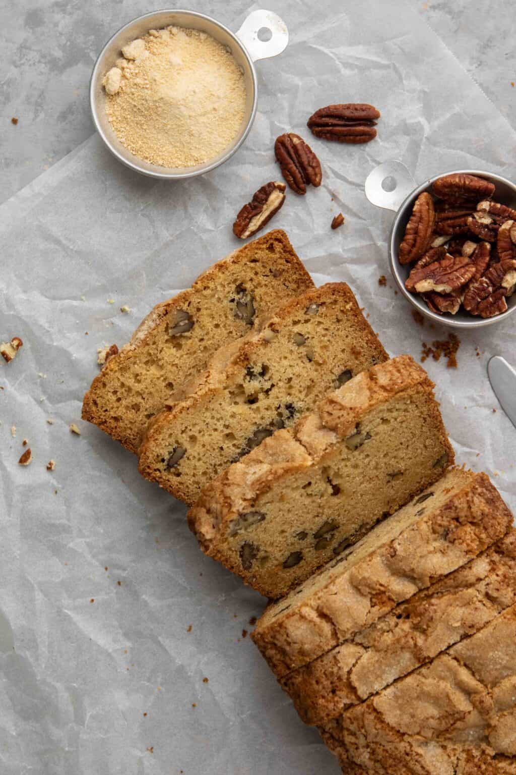 Rich Maple Pecan Bread Loaf with Creme Fraiche - Lifestyle of a Foodie