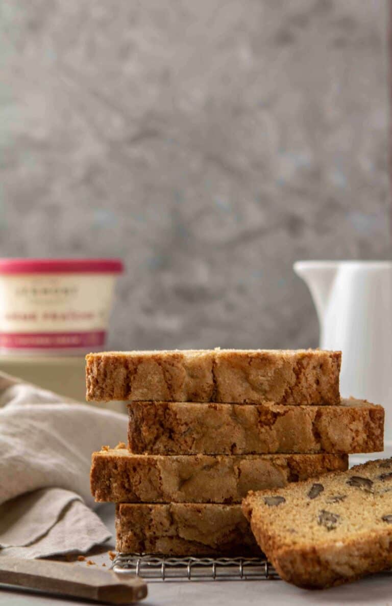 Rich Maple Pecan Bread Loaf with Creme Fraiche - Lifestyle of a Foodie