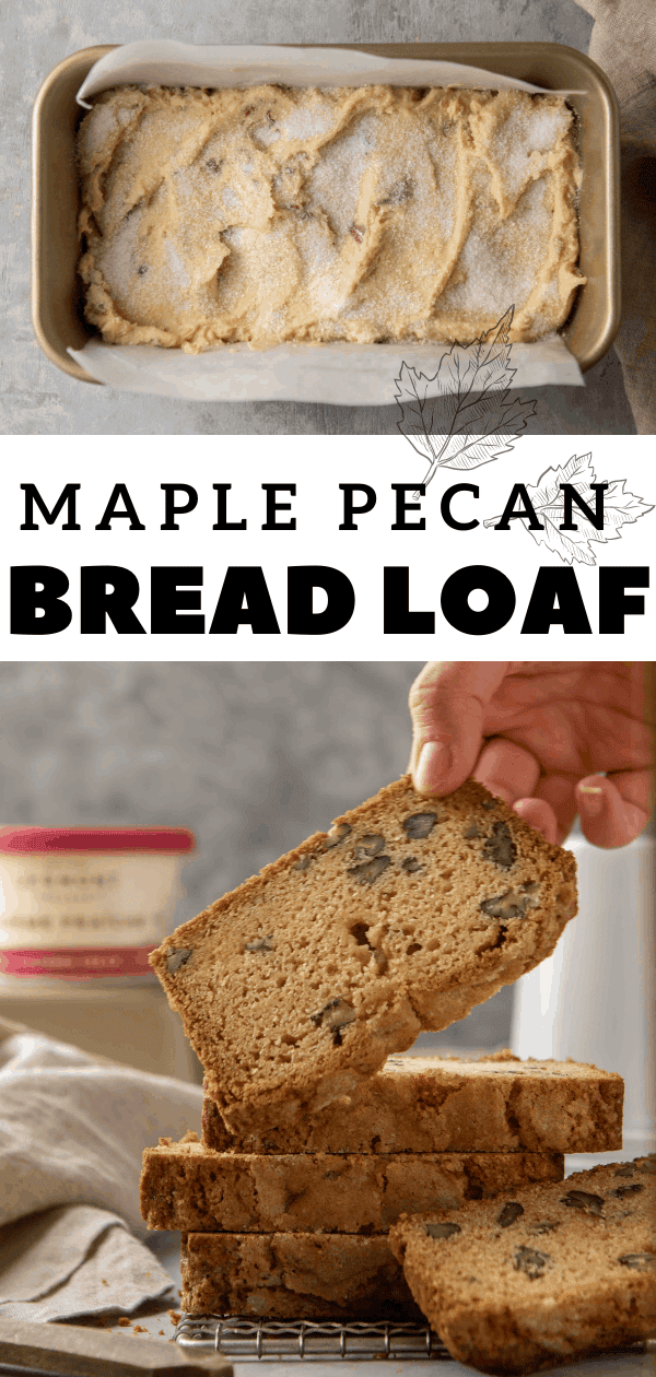 Rich Maple Pecan Bread Loaf with Creme Fraiche - Lifestyle of a Foodie