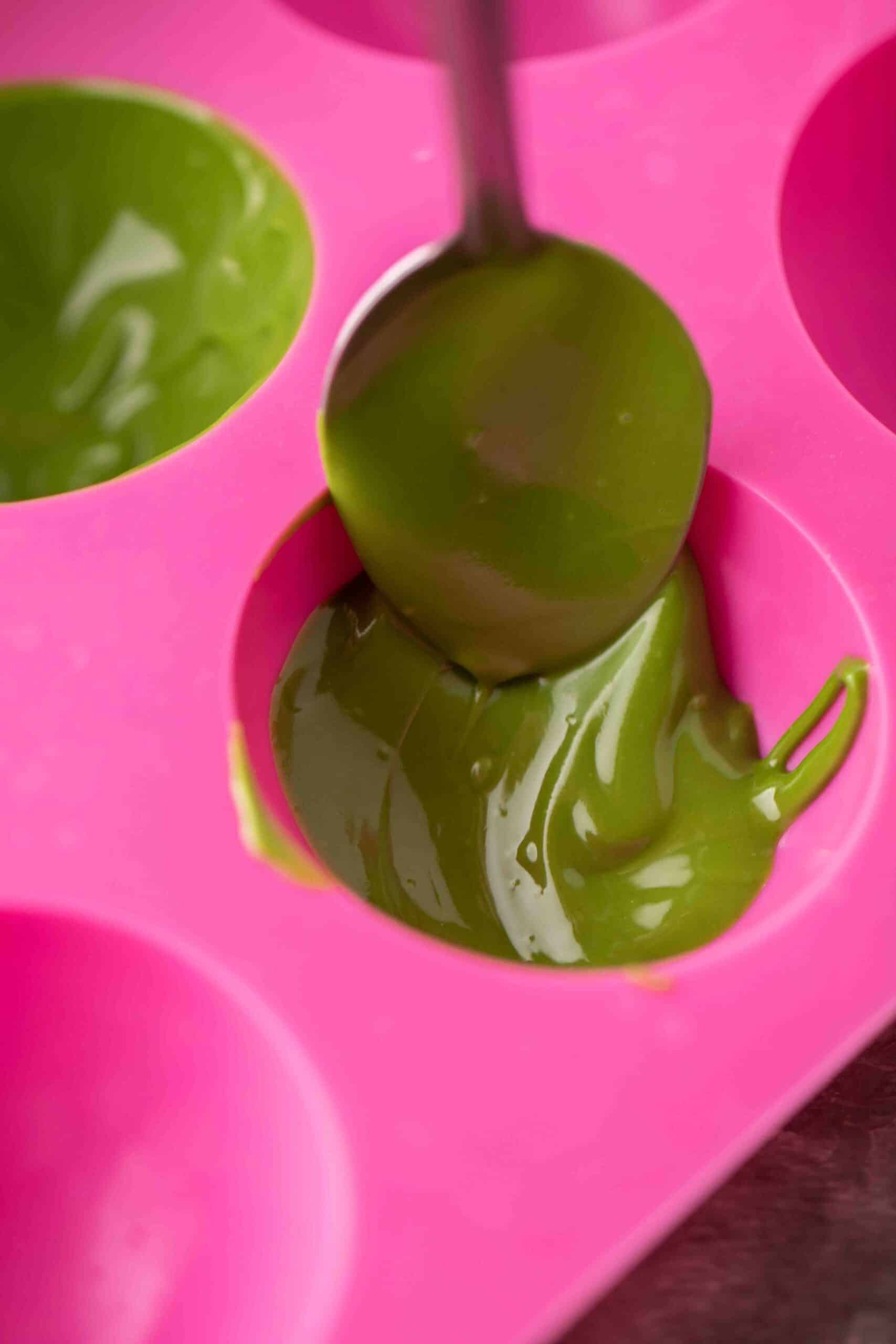 Cute Green Tea Matcha Hot Chocolate Bombs - Lifestyle of a Foodie