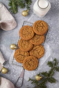 The best Soft and Chewy Ginger molasses cookies - Lifestyle of a Foodie