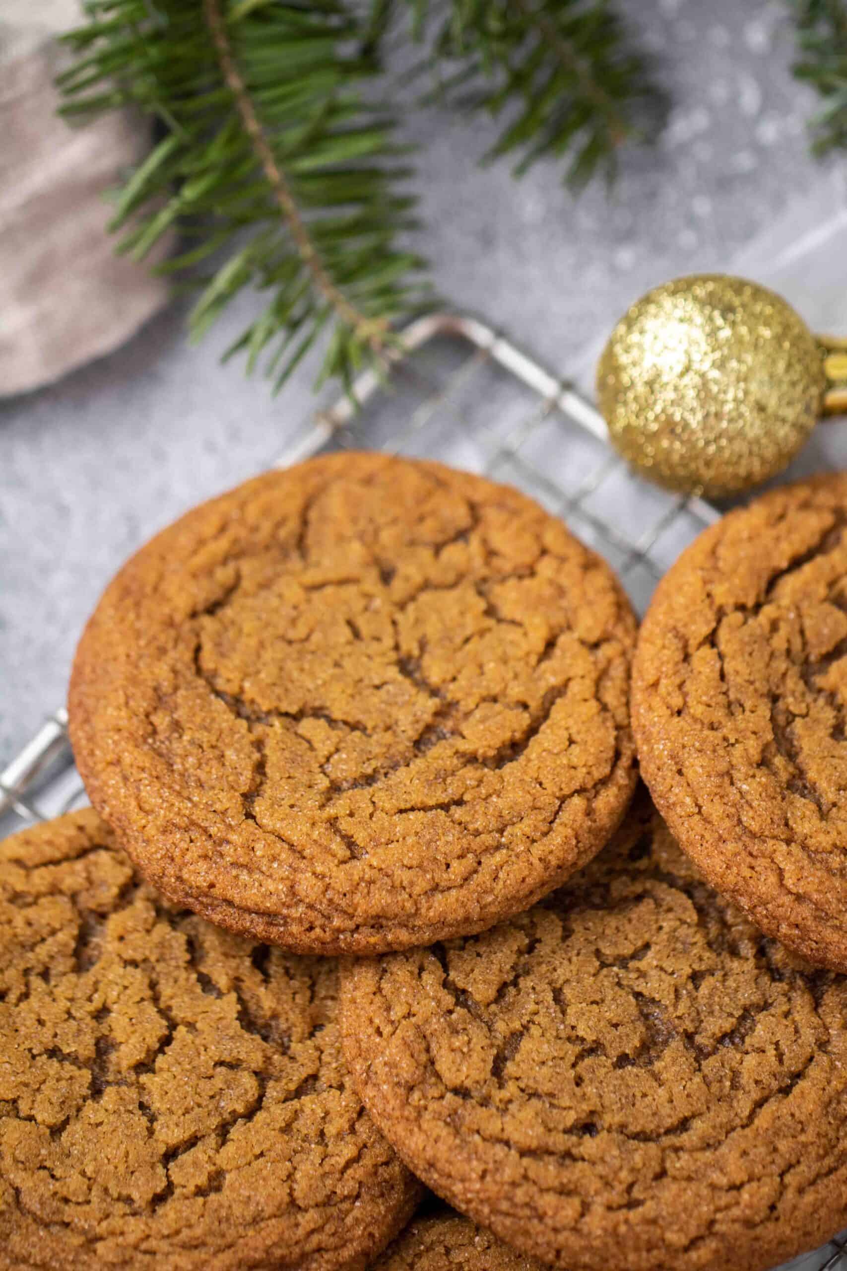 The Best Soft And Chewy Ginger Molasses Cookies Lifestyle Of A Foodie