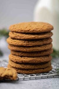 The best Soft and Chewy Ginger molasses cookies - Lifestyle of a Foodie