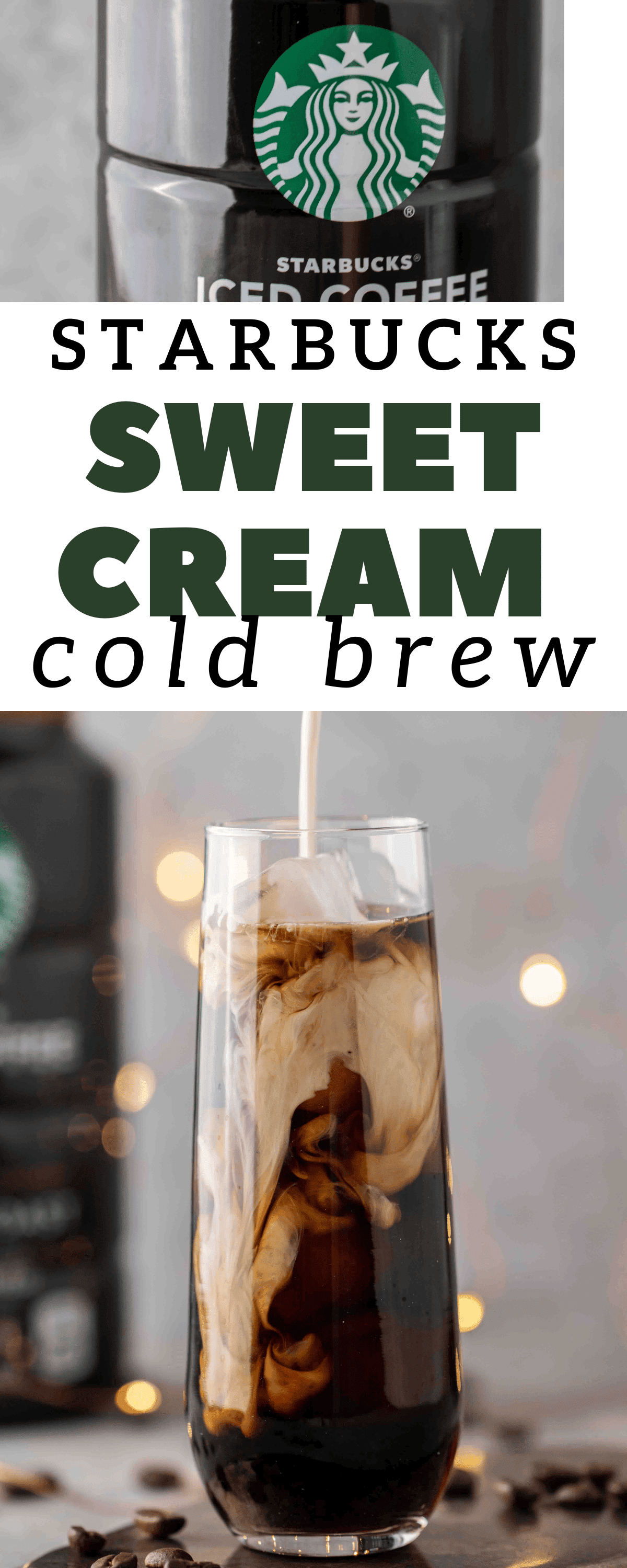 Starbucks Vanilla Sweet Cream Cold Brew - Lifestyle of a Foodie