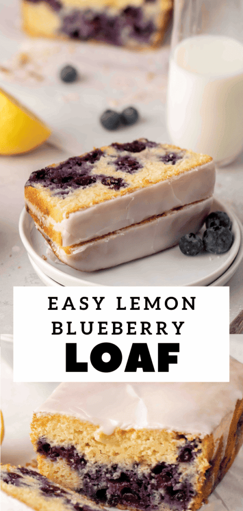 The Best Moist Blueberry Lemon Loaf Cake - Lifestyle of a Foodie
