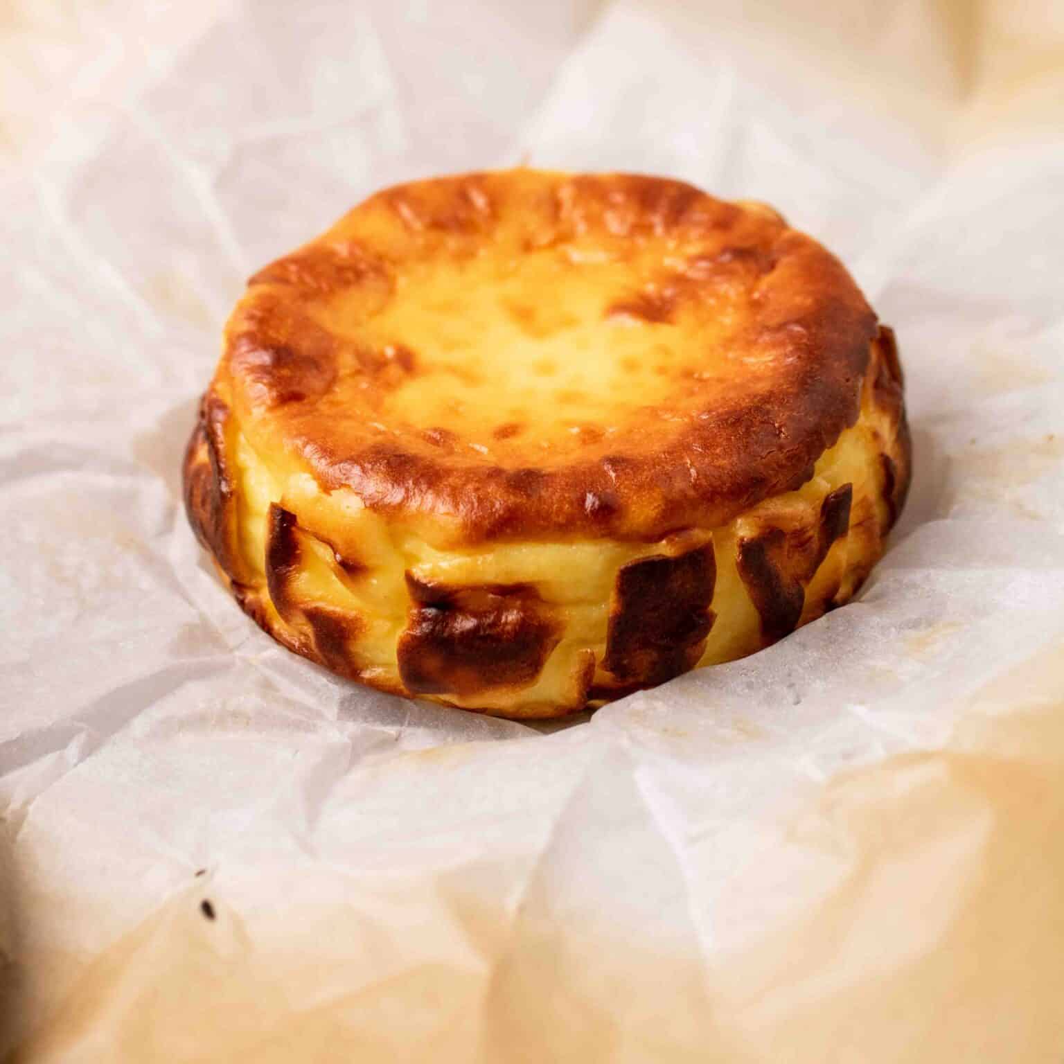 The Best 4-inch Small Burnt Basque Cheesecake for Two/One - Lifestyle ...