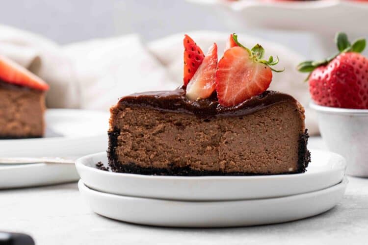 The creamiest chocolate cheesecake mini recipe! - Lifestyle of a Foodie