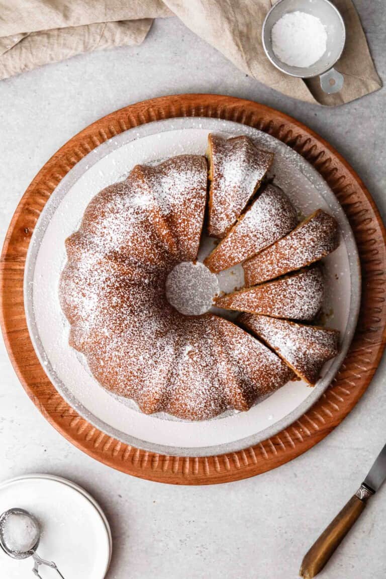 The Best Moist Vanilla Bundt Cake - Lifestyle of a Foodie