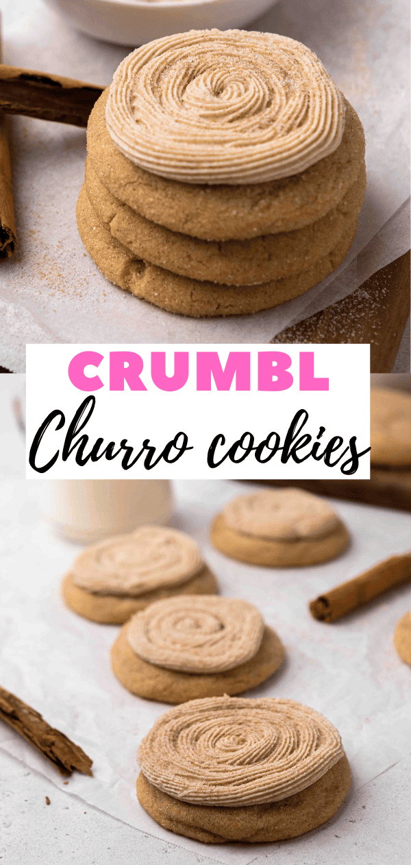 Chewy CRUMBL Churro Cookies Copycat Recipe - Lifestyle of a Foodie