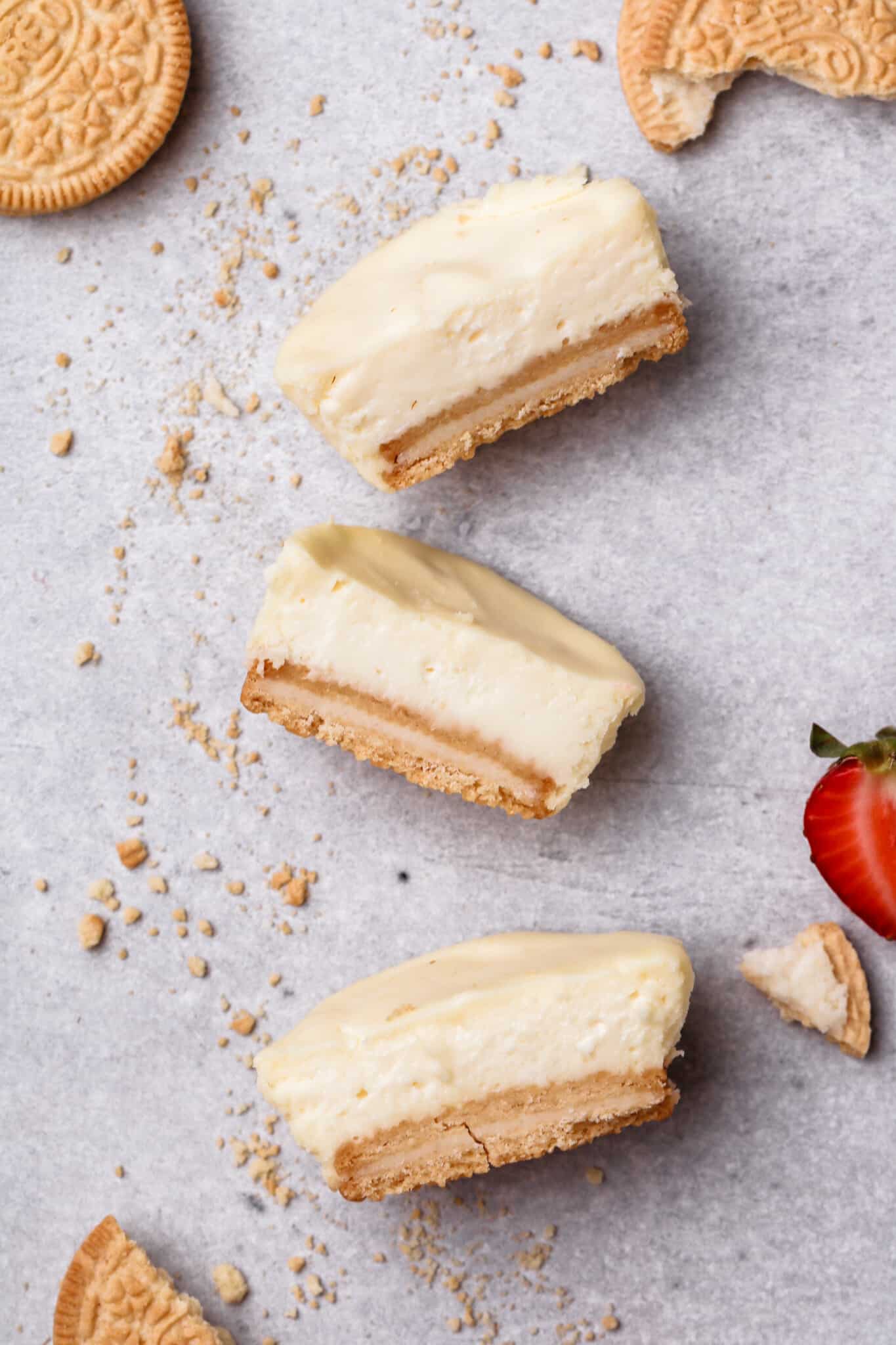 Small batch mini cheesecakes with oreo crust - Lifestyle of a Foodie