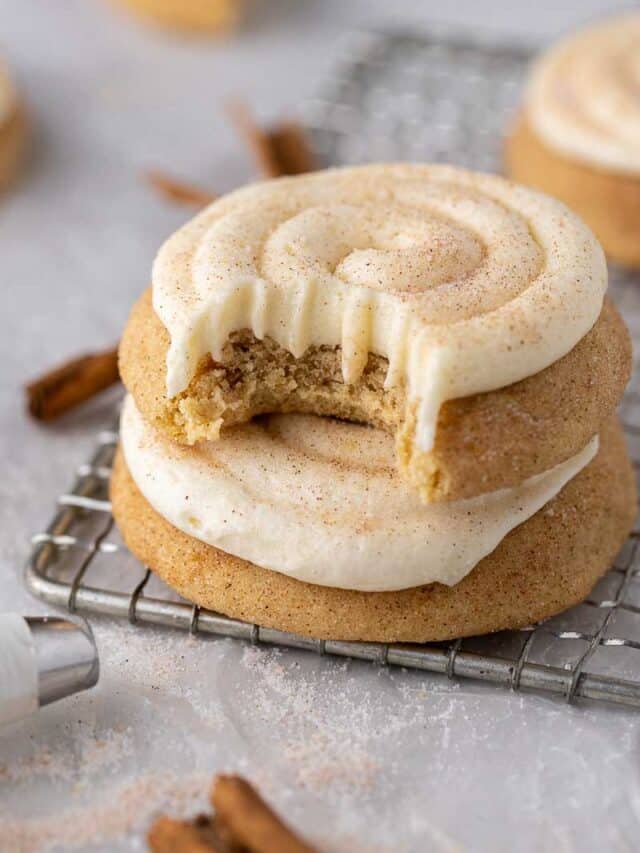 Crumbl Snickerdoodle Cupcake Cookies (Soft & Thick Copycat)