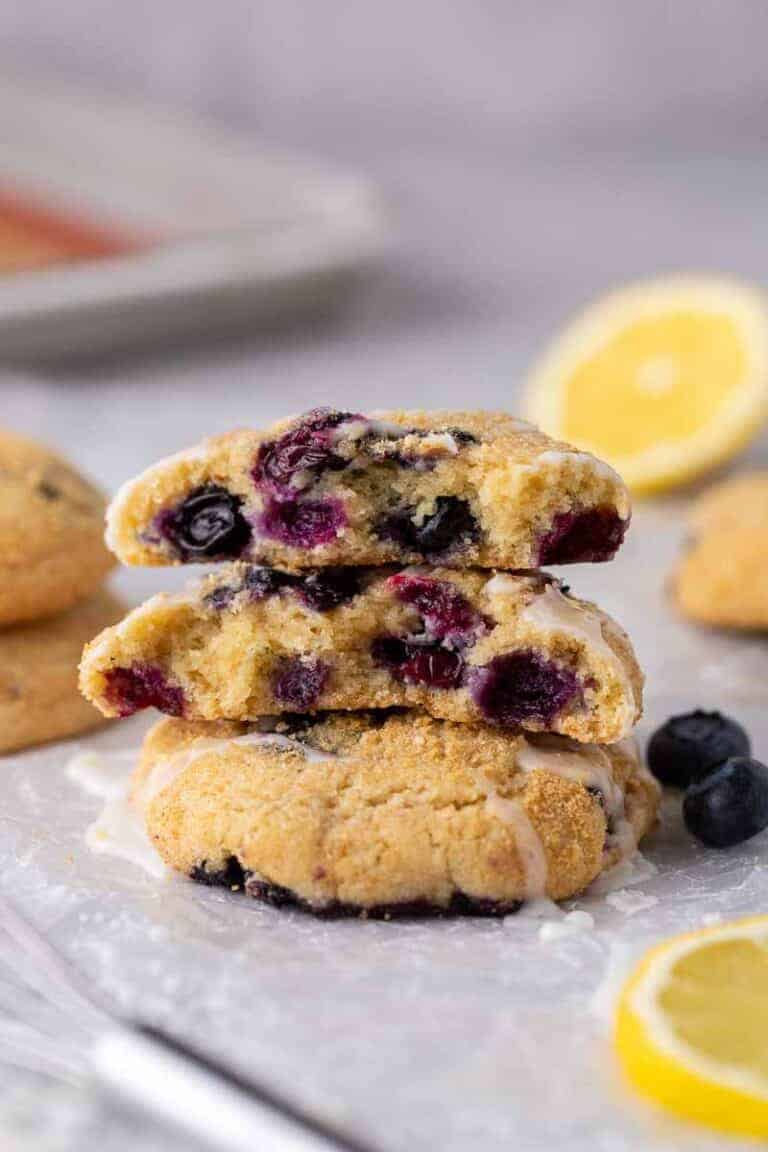 Soft CRUMBL Blueberry Crumb Cake Cookies copycat recipe - Lifestyle of ...